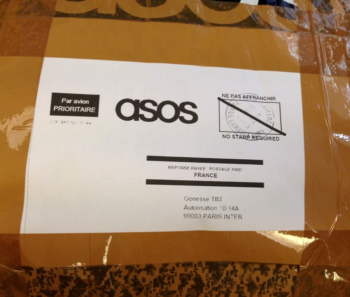 Asos adresse retour colis - Soldes en image
